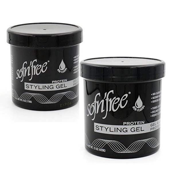 Sofn’free Protein Non-Flaking Styling Gel Black – XPRESSION MCR